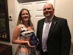 Spangler Receives Rotarian of the Year Award | Peterson & Myers